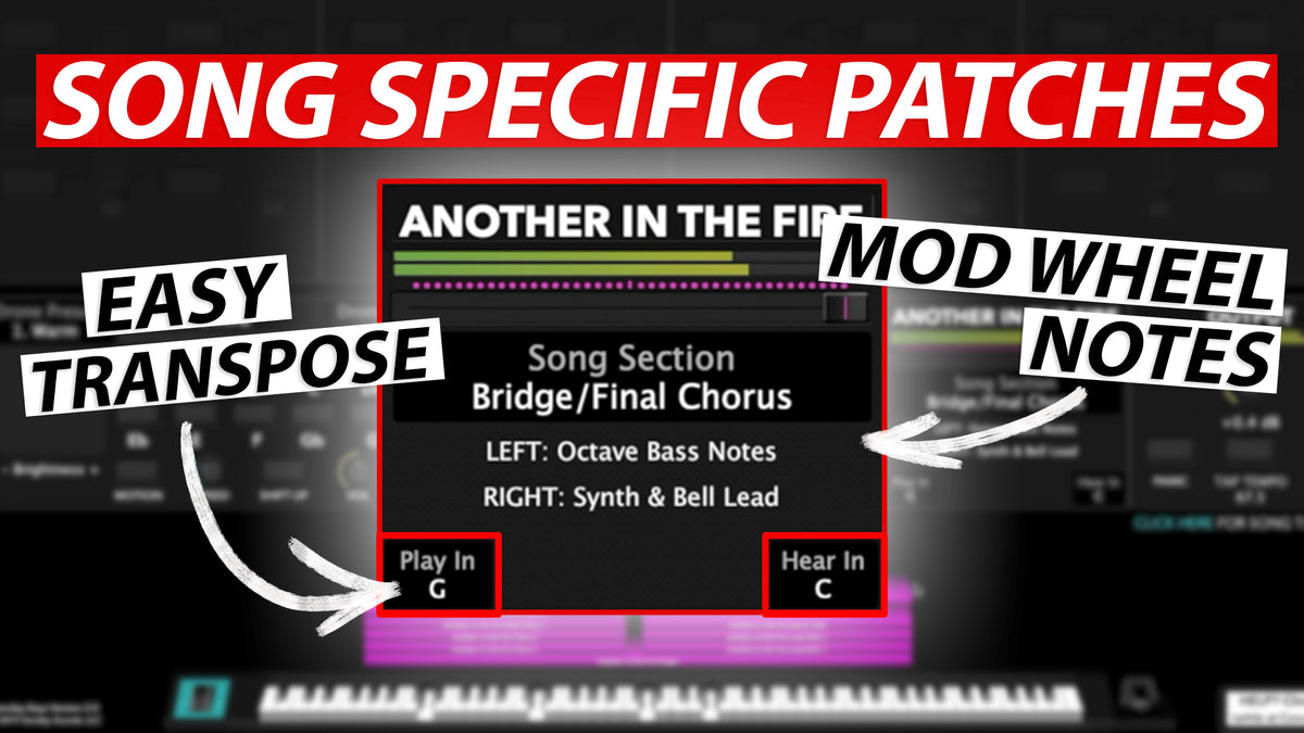 Easy Transpose Update - Song Specific MainStage Patches – Sunday Sounds