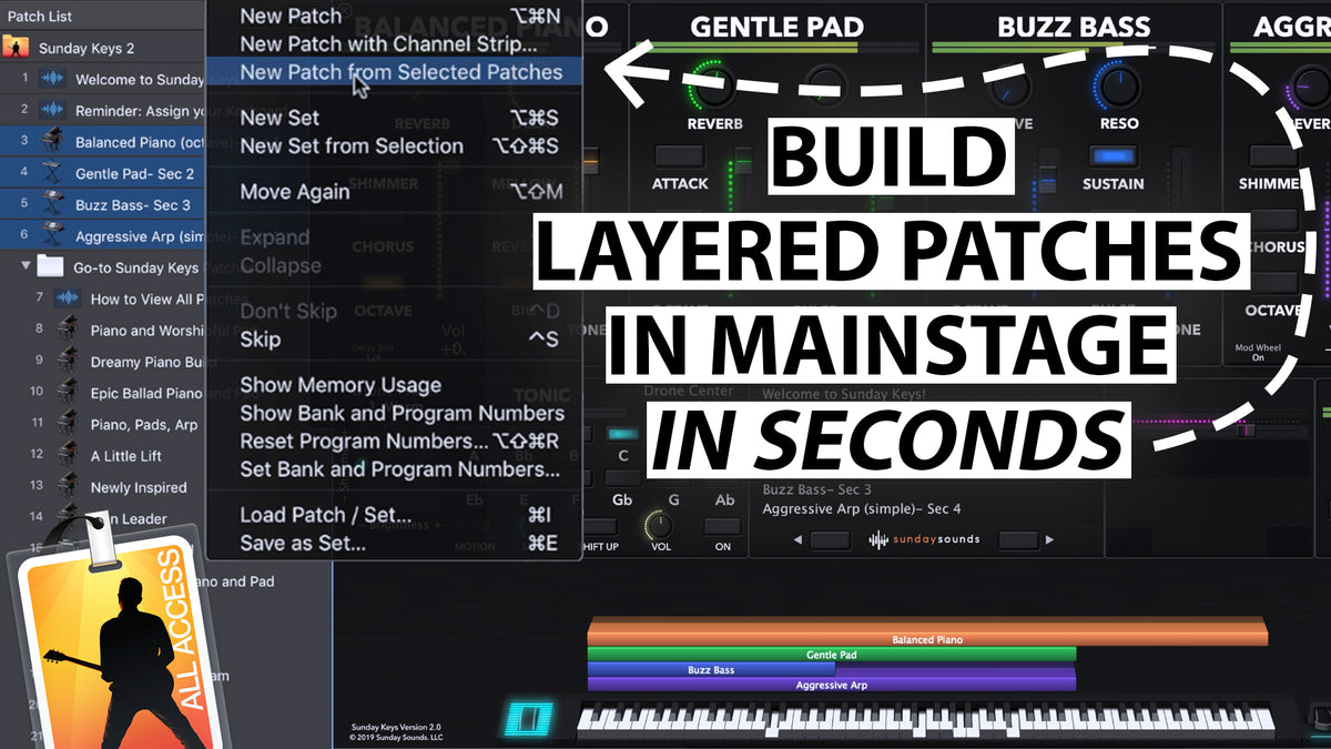 Perfect MainStage Worship Patches- No Sound Design Experience Required ...