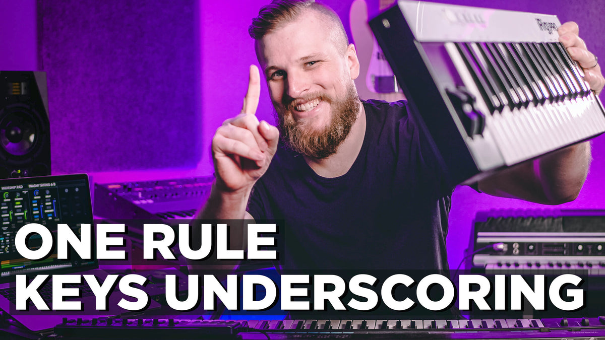 One Rule for Underscoring on Keys - Worship Keyboard Tutorial – Sunday ...